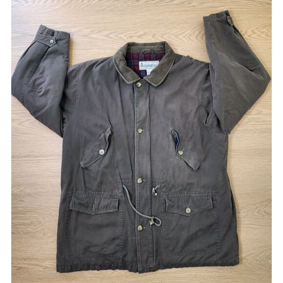 Aeropostale | Jackets & Coats | Vintage Aeropostale Chore Coat Xl Green ...